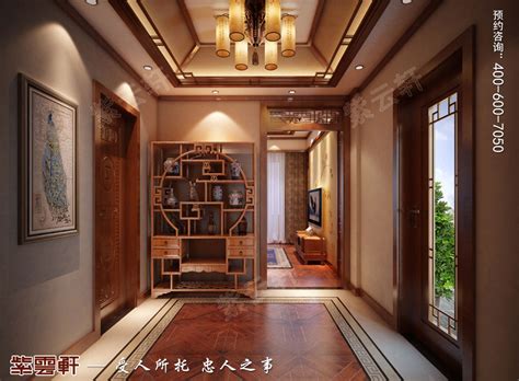 南京纯古典中式别墅装修效果图，中式豪宅装修的典范之作紫云轩中式设计装饰机构