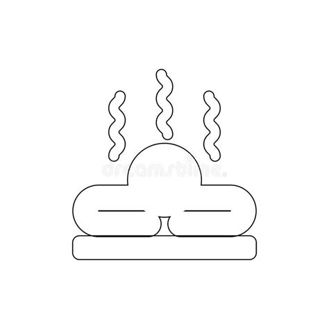 Body Spa Massage Outline Icon Detailed Set Of Spa And Relax