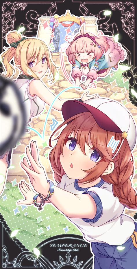 Yuni Chloe Chieru Chloe Chieru And 1 More Princess Connect