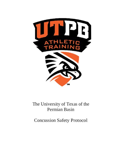 Concussion Safety Protocol Doc Template Pdffiller