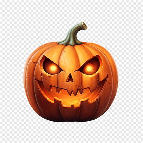 인공 지능 생성 호박 잭오랜턴 할로윈 얼굴 골수 스쿼시 가을 유령 같은 조명 Png Pngegg