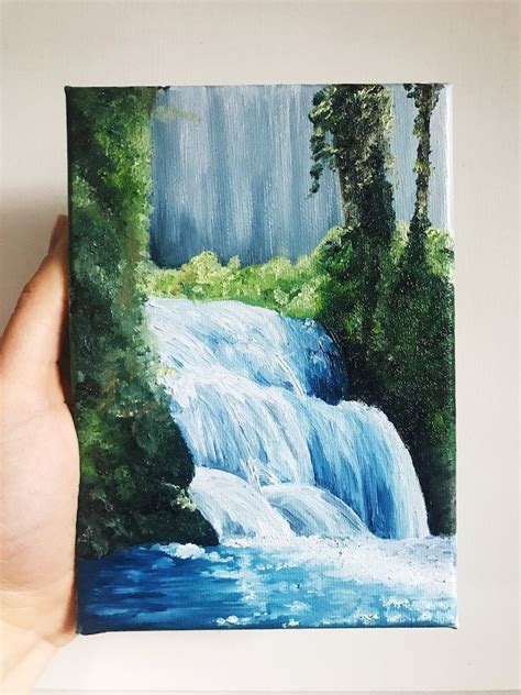 Рисунок водопада карандашом 70 фото