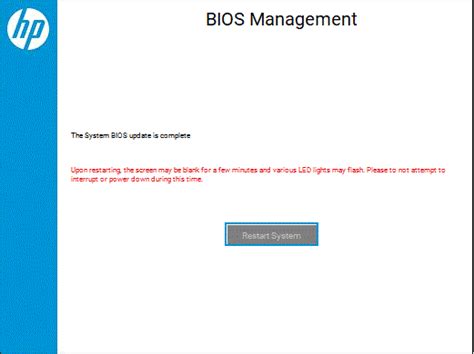HP Consumer Desktop PCs Updating The BIOS Basic Input Output System Windows HP Support
