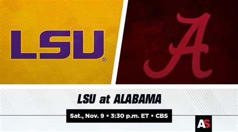 LSU Vs Alabama Football Prediction And Preview Athlon Sports