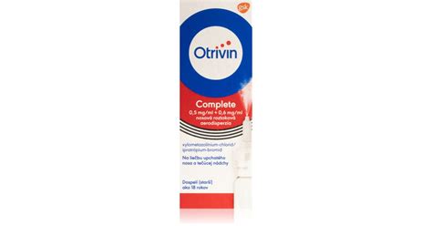 Otrivin Otrivin Complete 0 5mg Ml 0 6mg Ml Nosný Sprej Roztok Na