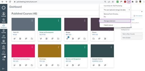 Enabling Incognito Mode For The Verity Extension Yuja Help Center