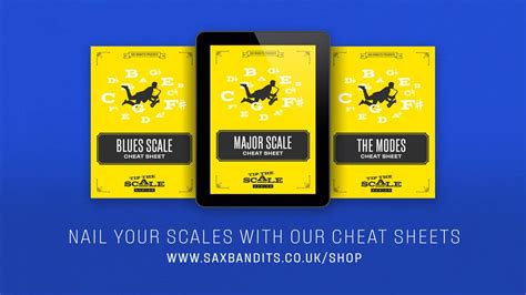 Scale Cheat Sheets Sax Bandits