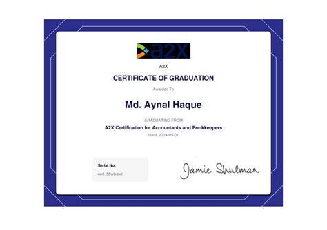 aynal haque on linkedin i got the a2x certification