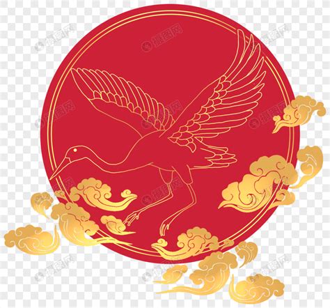 手绘仙鹤元素素材下载 正版素材401627674 摄图网