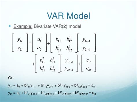 Ppt Vector Autoregression Powerpoint Presentation Free Download Id