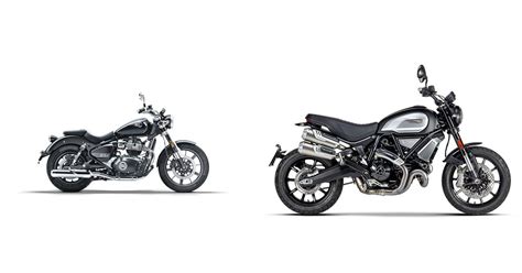 Motorrad Vergleich Royal Enfield Super Meteor 650 2023 Vs Ducati