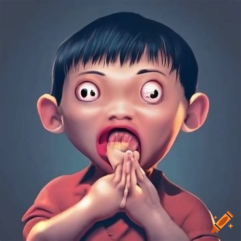 Fearful Vietnamese Man On Craiyon