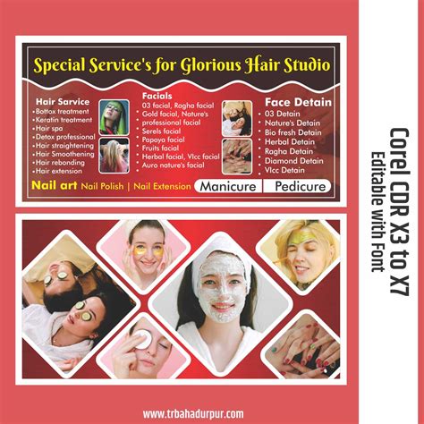 Parlour Banner Design Cdr