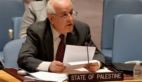 شاهدمندوب فلسطين يذرف الدموع في مجلس الأمنوالسبب؟ قناة العالم