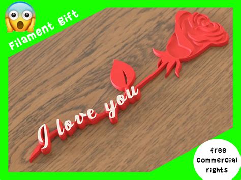 Filament T Challenge 1 Roses With Much Love By Printables