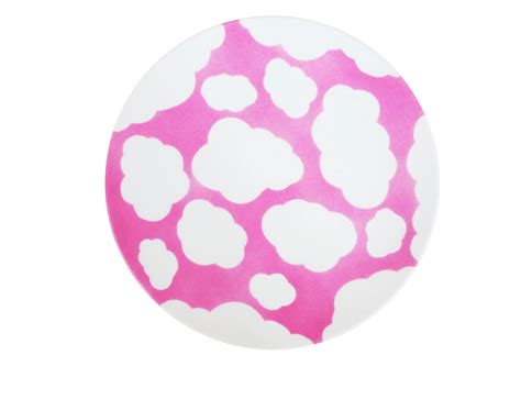 Pink Clouds Plate Dinner Zeste Electrique
