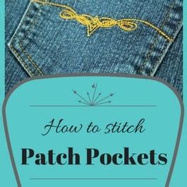 How To Easily Add A PATCH POCKET To Your Clothes SewGuide