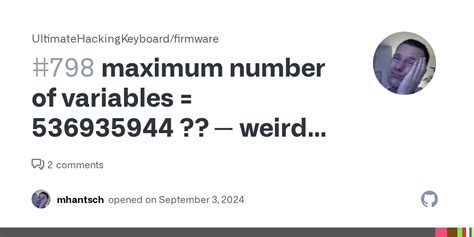 Maximum Number Of Variables 536935944 Weird Errors When Saving Complex Configs · Issue