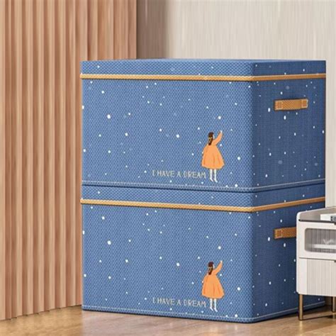 Jual U Living Kotak Penyimpanan Pakaian Lipat Kain Motif Universe Lemari Pakaian Kotak Organizer