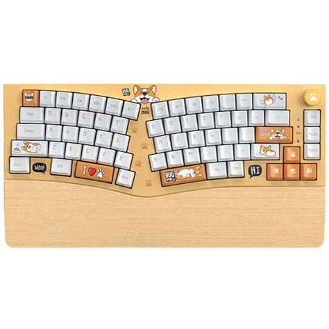 Feker Alice80 Wooden Keyboard Wrist Rest With Anti Slip Mat Whatgeek
