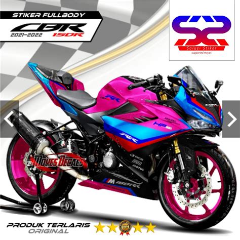 Jual COD Decal Motor CBR 150R Variasi Fullbody Stiker CBR 150R Thn 2021