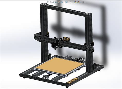 Xgentec 3d打印机模型3d图纸 Solidworks设计 Keryi