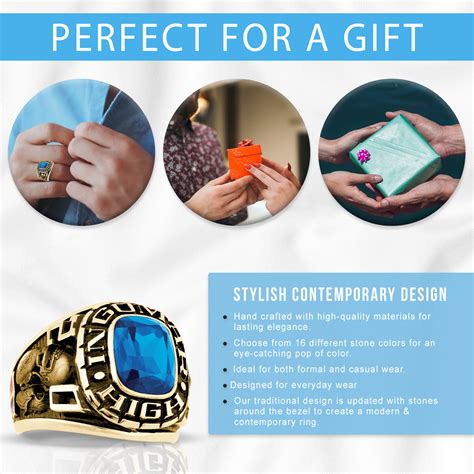 Keepsake Personalized Mens Classic Square Class Ring Available In