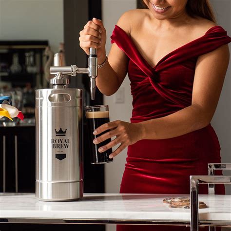Royal Brew Nitro Cold Brew Coffee Maker Home Keg Kit System 128oz