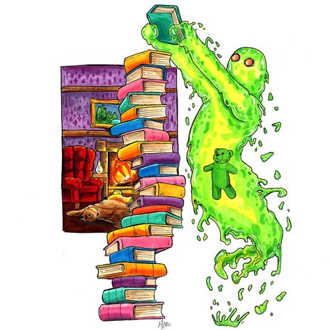 Book Stacking Pen And Marker Drawing Rdrawing