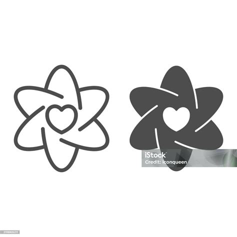 육각형 꽃잎은 하트 라인과 단단한 아이콘 심리학 개념으로 꽃을 피웁니다 벡터 그래픽 사랑과 꽃 흰색 배경에 하트 모양 기호 모바일 또는 웹 디자인을위한 윤곽선 스타일 아이콘