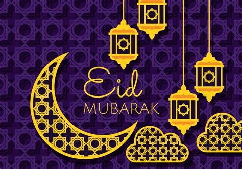 Eid Greeting Card Vector Art Icons And Graphics For Free Download