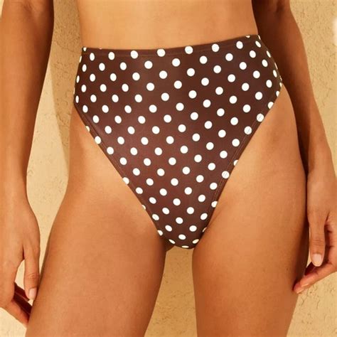 Wild Fable Womens High Waist Extra Cheeky Extra High Leg Bikini Bottom