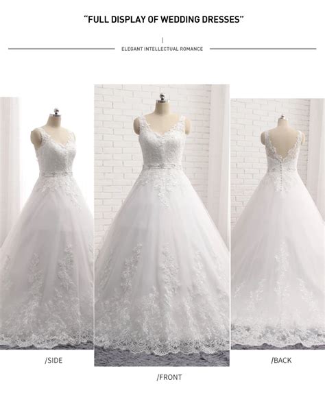 A Line Lace V Neck Beaded Sash Backless Sexy Vintage Wedding Gown My Wedding Ideas