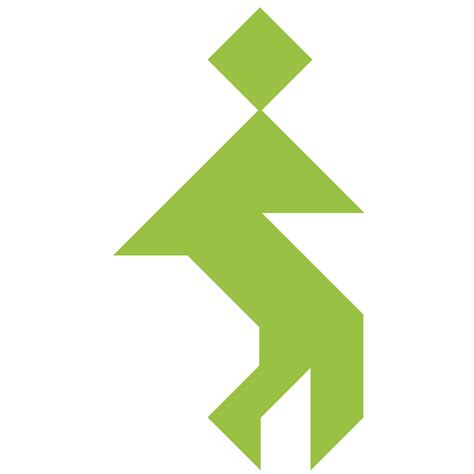 Tangram Human Shape And Solution Free Printable Puzzle Games