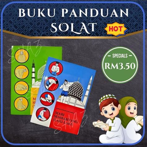 ⭐ ⭐ready Stock⭐ ⭐ ♀buku Panduan Solat Buku Mari Sembahyang Solat