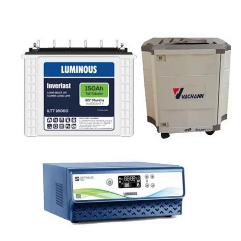 LUMINOUS OPTIMUS 1250 COMBO 150 AH BATTERY (ILTT18060) WITH TROLLEY ...