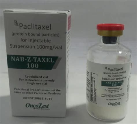 Nab Paclitaxel 100 Mg At ₹ 2000 Vial Anti Cancer Injectables In Mumbai Id 2853806298691