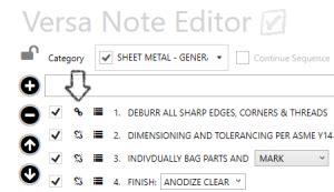 Versa Note User Guide SolidWorks Drawing MBD Notes Add In