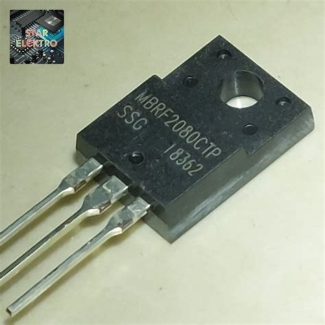 Jual Mbrf2080ctp To 220f Mbrf 2080 Schottky Dioda Sangdest 20a 80v Ctp Shopee Indonesia