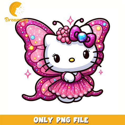 Pink Butterfly Hello Kitty Png Hello Kitty Cake Png Hello Kitty Croc