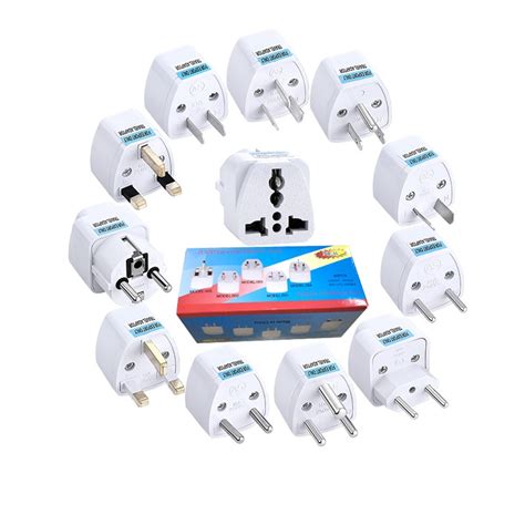 Universal Multi Country Conversion Plug Eu Uk Us De Aus Travel Adapter