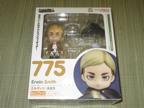【未使用】新品未開封 ねんどろいど 進撃の巨人 775 エルヴィン・スミス グッドスマイルカンパニー フィギュアの落札情報詳細 ヤフオク