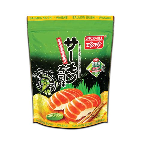 珍珍三文魚壽司味薯片52 5g 香港蘇寧 SUNING