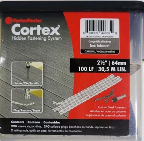 Purchase Fasten Master Cortex Hidden Fastening System 2 12 100lf Fm