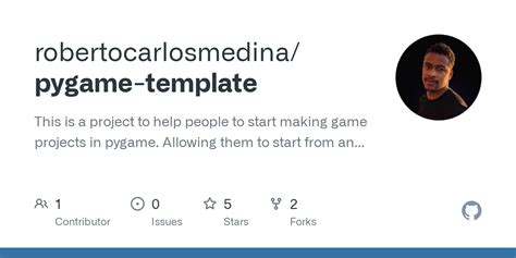 Github Robertocarlosmedina Pygame Template This Is A Project To Help