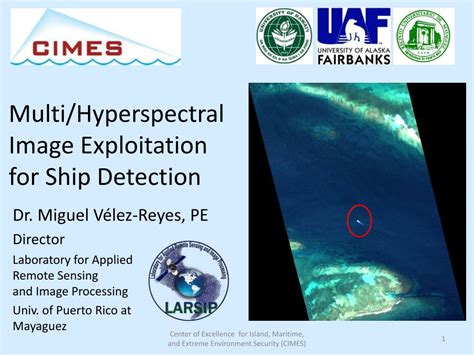 Ppt Multihyperspectral Image Exploitation For Ship Detection