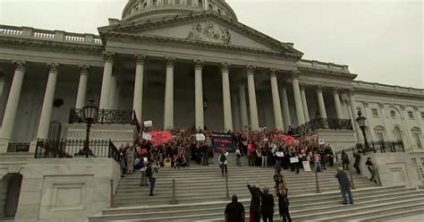 Watch Protesters Rush Capitol Steps Ahead Of Final Kavanaugh Vote