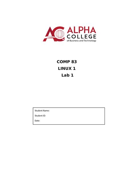 COMP Lab Lab Simple Coding In Linux COMP LINUX Lab
