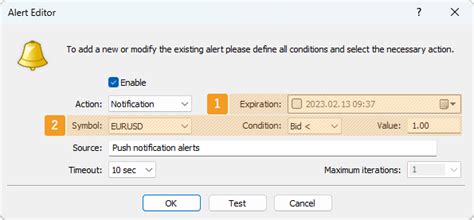 Set Push Notification Alerts Metatrader45 User Guide Myforex™