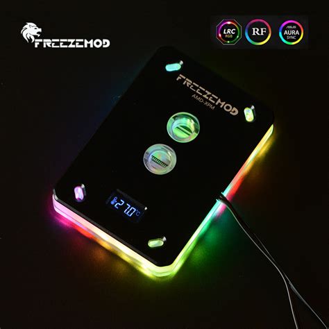 Freezemod Computer Cooling Cpu Full Coverage Water Cooling Head Temperature Display 2023
